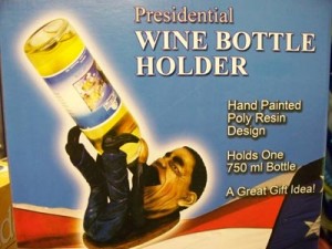 Obama Wine Holder – Me Wanty